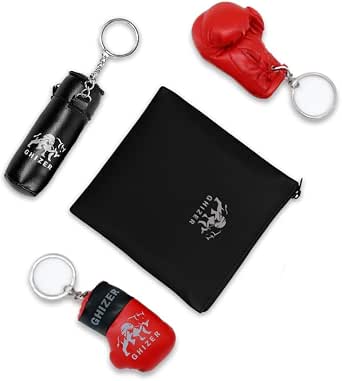 Amazon.com: Unisex Mini Sports Boxing Gloves Three Keychain Set with ...