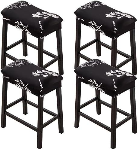Amazon.com: Bifaunvogel Bar Stool Cover Rectangle Set of 4 Printed ...
