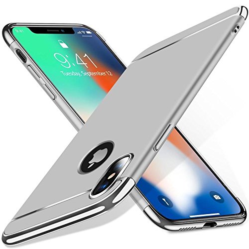 Mobi Armor 3-in-1 Dual Layer Thin Back Cover Case For Apple iPhone X ...