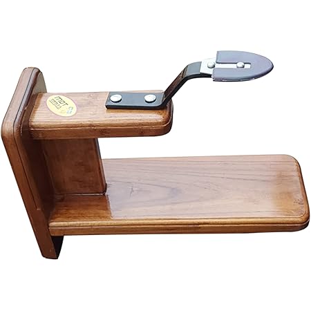 MDT India Polished Teak Wood Table Top Coconut Scraper Thengai Thuruvi ...