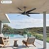 Amazon.com: Breezary 65 inch Ceiling Fans without Lights Remote Control ...