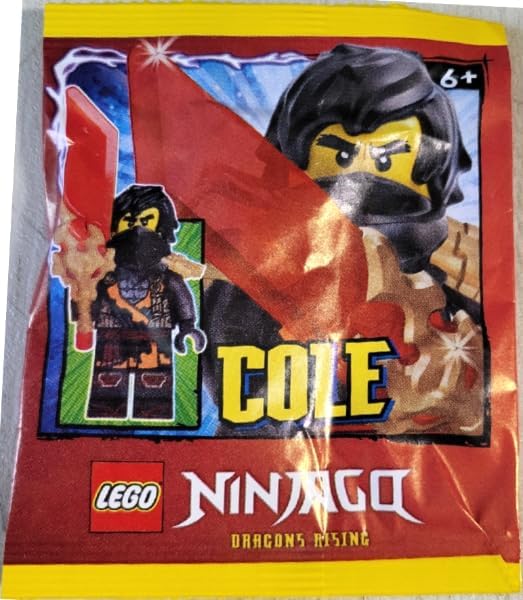 LEGO Ninjago Dragons Rising Season 3: Cole Minfigure with Dragon ...