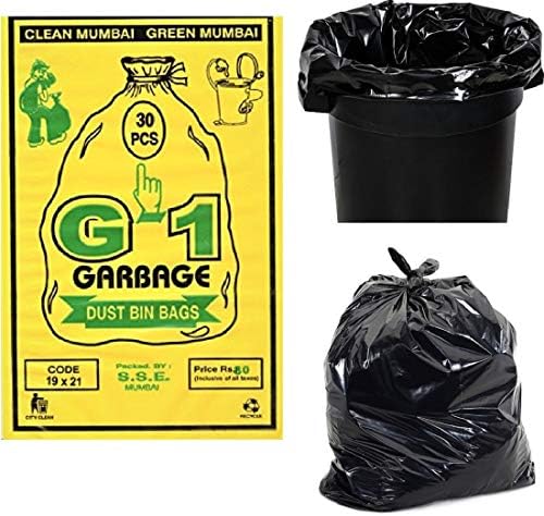 G 1 Garbage/Dustbin/Trash Bags and Covers For Home office Parks Malls ...