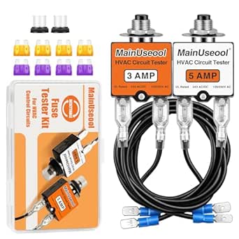 Fuse Popper HVAC, 3 Amp & 5 Amp Resettable Fuse Kit with Waterproof ...