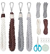 Amazon.com: INFUNLY 8 Set DIY Macrame Wristlet Keychain Kits for Adults ...