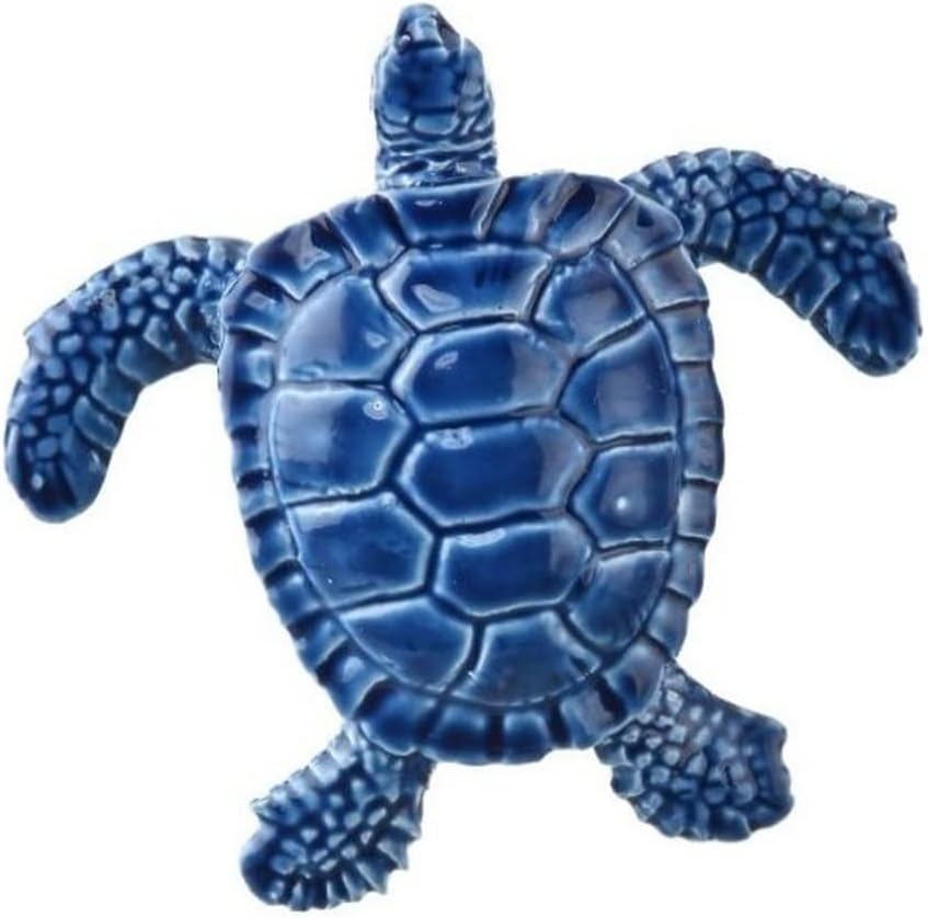 Amazon.com: The Bridge Collection Decorative Blue Resin Sea Turtle ...