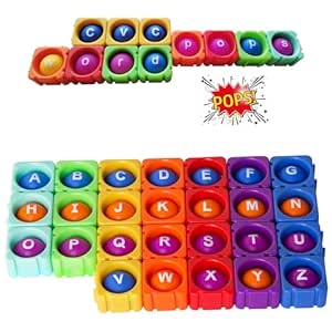 Alphabet Pop Fidget Blocks: Classroom and Fidget Popper Games for ...