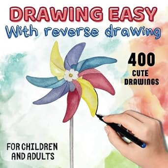 Drawing easy in reverse drawing: HOW TO DRAW contouring the colored ...