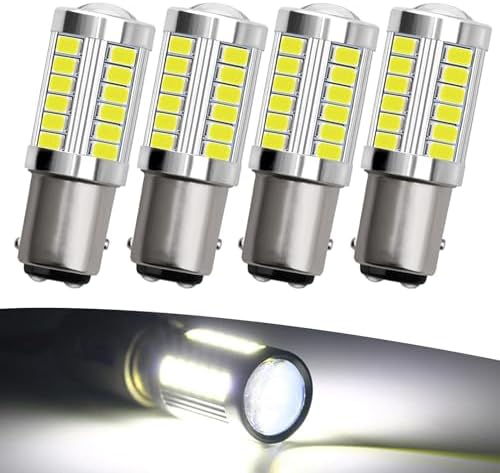 Amazon.com: yvshy 4 PCS Car Led Lights, 1157 6500K Brake Lights, Tail ...