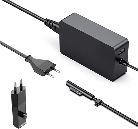 Surface Ladekabel,ladekabel Surface 65W Ersatz für Microsoft Surface ...