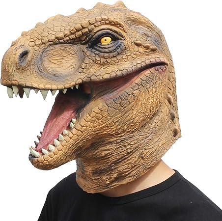 Dinosaur Head Mask Novelty Halloween Costume Party Animal Full Head ...