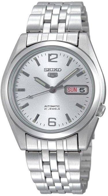 Amazon.com: SEIKO Men's SNK385K Automatic Stainless Steel Watch ...