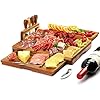 Amazon.com | Premium Large Cheese Boards Acacia Nice Charcuterie Boards ...