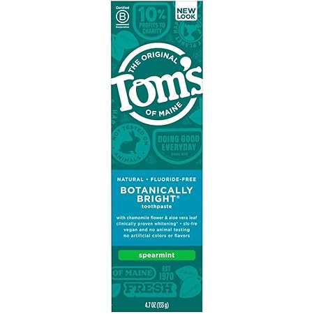 Amazon.com : Tom's of Maine Natural Fluoride-Free SLS-Free Botanically ...