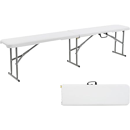Amazon.com : Lifetime 80305 Portable Folding Bench , White : Sporting ...