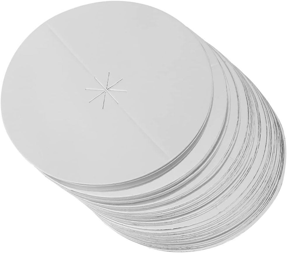 DEARMAMY 50Pcs Paper Candle Drip Protectors Candle Rings Candle ...