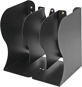 Amazon.com: Folder Book Organizer Book Ends, Expandable Bookends Metal ...