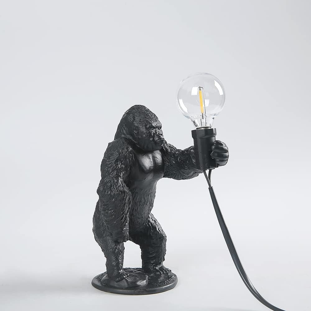 HWSYTEK Animal Decorative Table Lamp Gorilla Lamp Gorilla Decor Animal ...