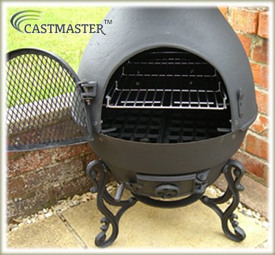 Castmaster stoves® - Pasadena Cast Iron Chiminea pot belly wood stove ...