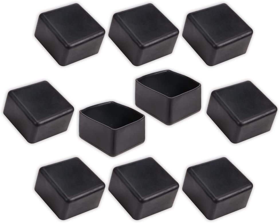 ZORZA 10Pcs Strut Channel Cap Black 1-5/8" Plastic Square Unistrut End ...