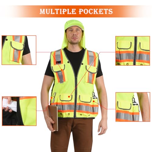 Snapklik.com : High Vis Reflective Work Security Construction Heavy ...