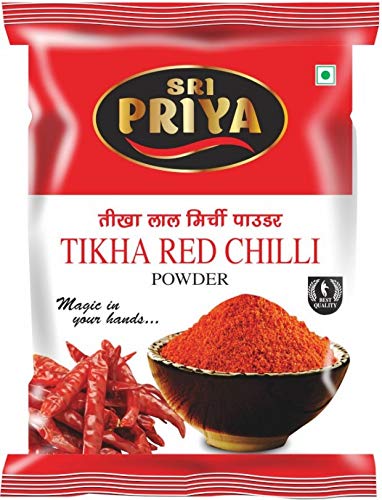 Priya Tikha Mircha Powder (Priya Teja Mircha Powder 100gm (Pack of 10 ...