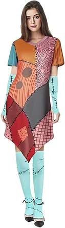 Amazon.com: Women’s Patchwork Rag Doll Costume – Adult Halloween ...