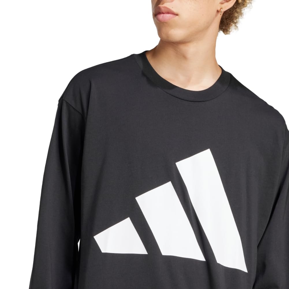 Snapklik.com : Adidas Mens Essentials Big Logo Long Sleeve Sportswear T ...