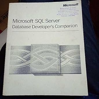 Buy Microsoft SQL SERVER DATABASE DEVELOPER'S COMPANION Book Online at ...