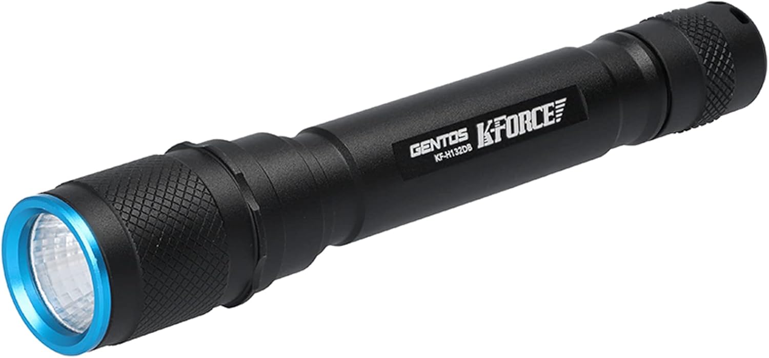 Amazon | GENTOS(ジェントス) 懐中電灯 LEDライト 単3電池式 390ルーメン K-FORCEシリーズ KF-H132DB ハンディライト フラッシュライト | GENTOS ...