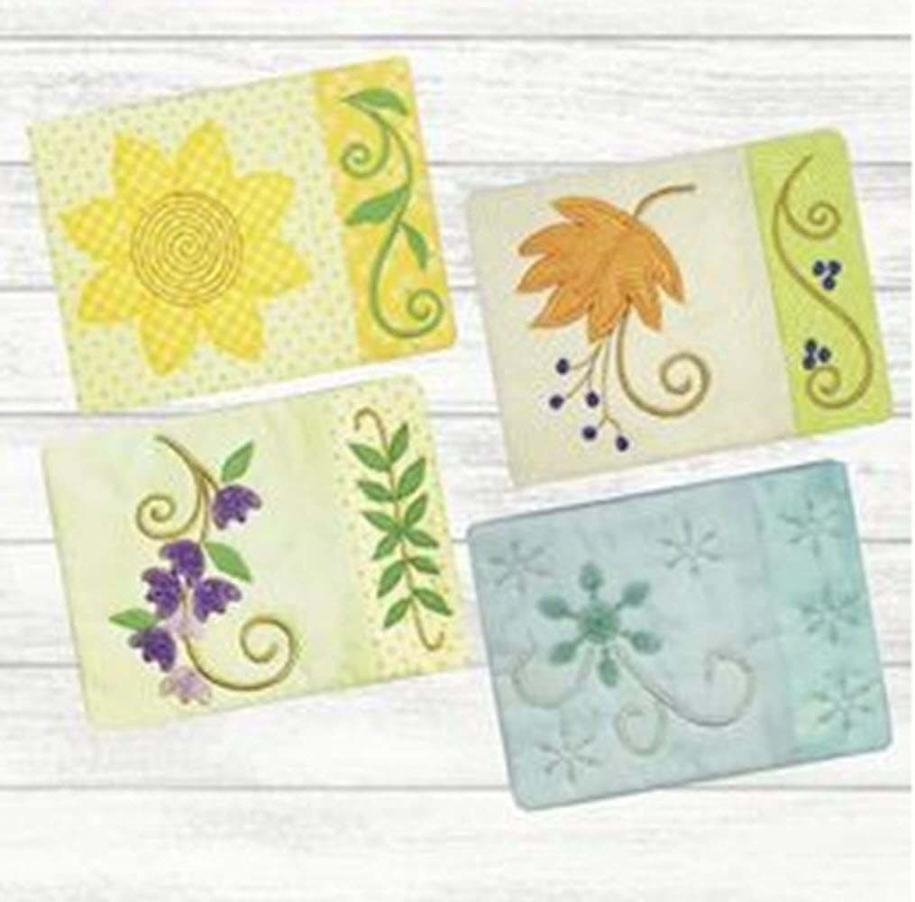 Amazon.com: Amelie Scott Designs Seasonal Swirl Mug Rug Pattern : Home ...