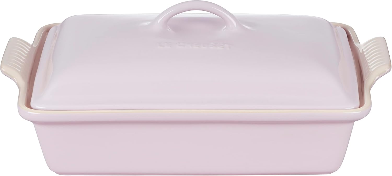 Amazon.com: Le Creuset Stoneware Heritage Covered Rectangular Casserole ...