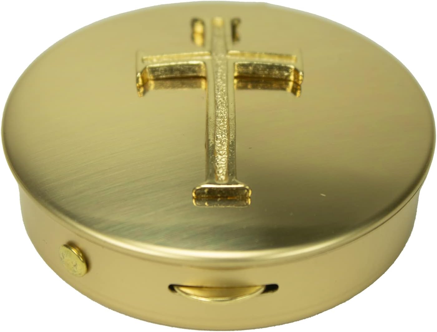 Cathedral Art Abbey & CA Gift Gold Latin Cross Pyx Container : Amazon ...