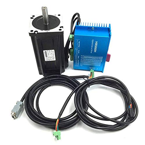 GOWE CNC Stepper Motor Set HBS860H+86HBS120 NEMA34 12Nm Closed Loop ...