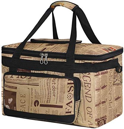 Large Art Craft Tote Bag Storage Box Foldable Art Supplies Carrying Bag ...