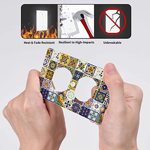 Snapklik.com : Mexican Talavera Light Switch Cover Decorative Duplex ...