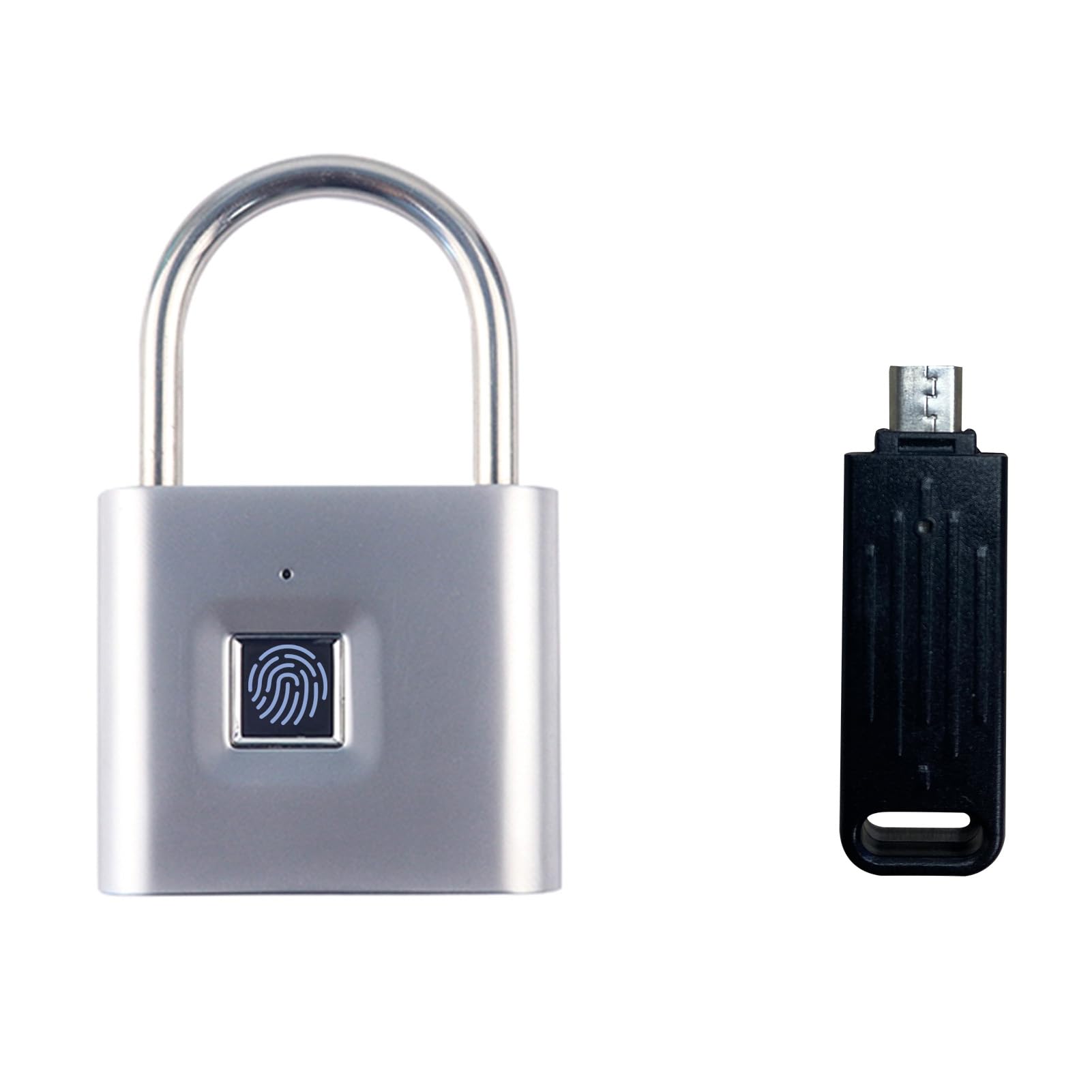 QYKSONIC Biometric IP66 Waterproof Padlock, Fingerprint Lock for ...