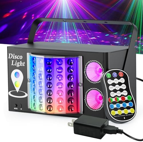 Amazon.com: Universal Disco Party Light, LED DJ Rave Strobe Lights ...