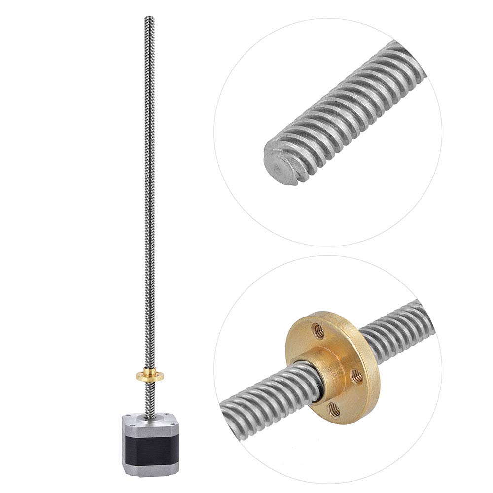 Buy ET NEMA 17 Stepper Motor with Integrated 310mm T8 Lead Screw for ...