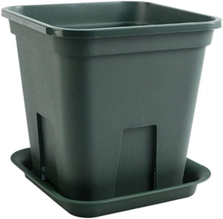 Amazon.com: ZLASS Plant Pots Plastic Plant Container with Drain Hole ...
