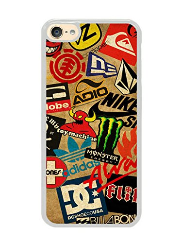 Classic Skateboard Logos White Phone Case For iPod Touch 6,Popular ...