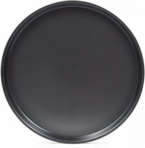 Amazon.com: ODDIER 10inch Nonstick Pizza Pan，Carbon Steel Baking Oven ...