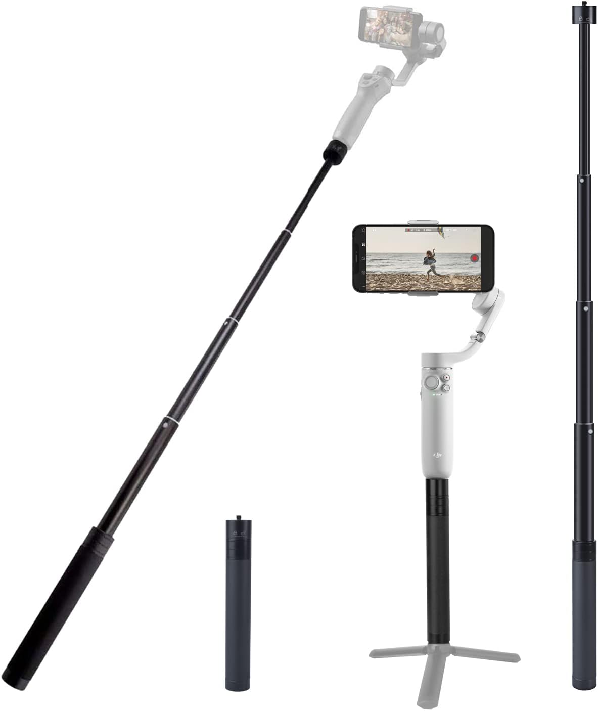 Amazon.com: Gimbal Extension Pole, ZHIYUN 29" Extension Rod for Gimbal ...