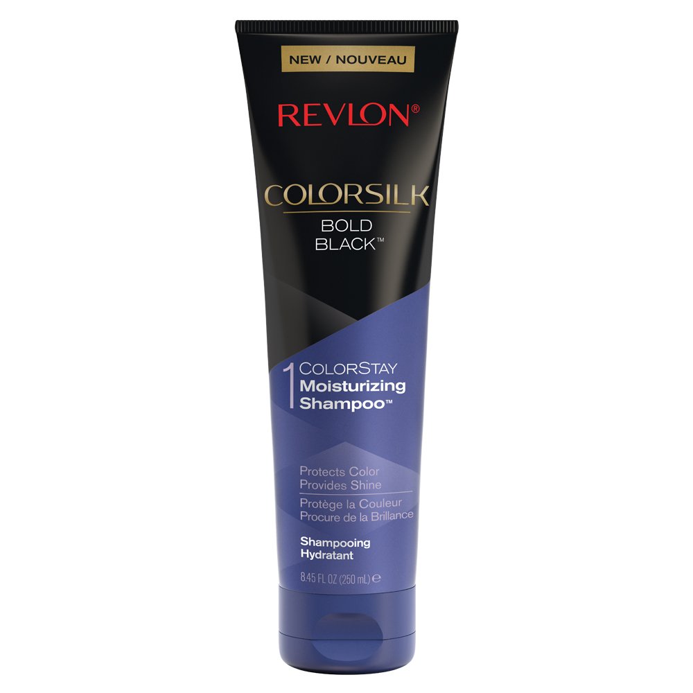 Amazon.com : Revlon Colorsilk Care Shampoo, Black, 8.45 Fluid Ounce ...