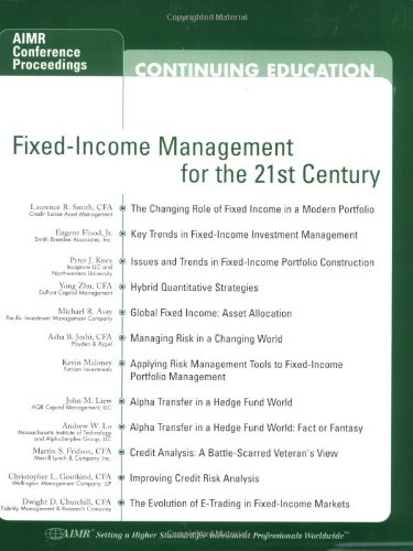 Fixed-Income Management for the 21st Century: Kevin Maloney, Laurence R ...