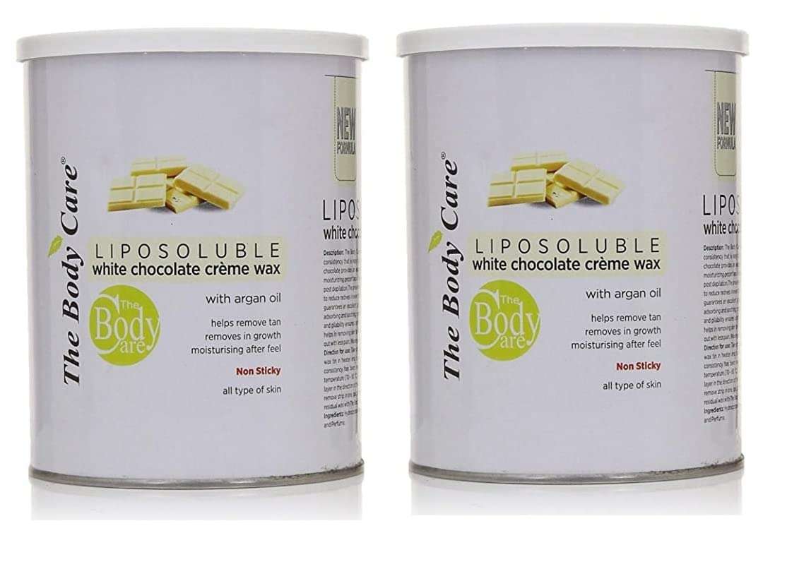 The Body Care White Chocolate Cream Liposoluble Wax - 800g | Pack of 2 ...