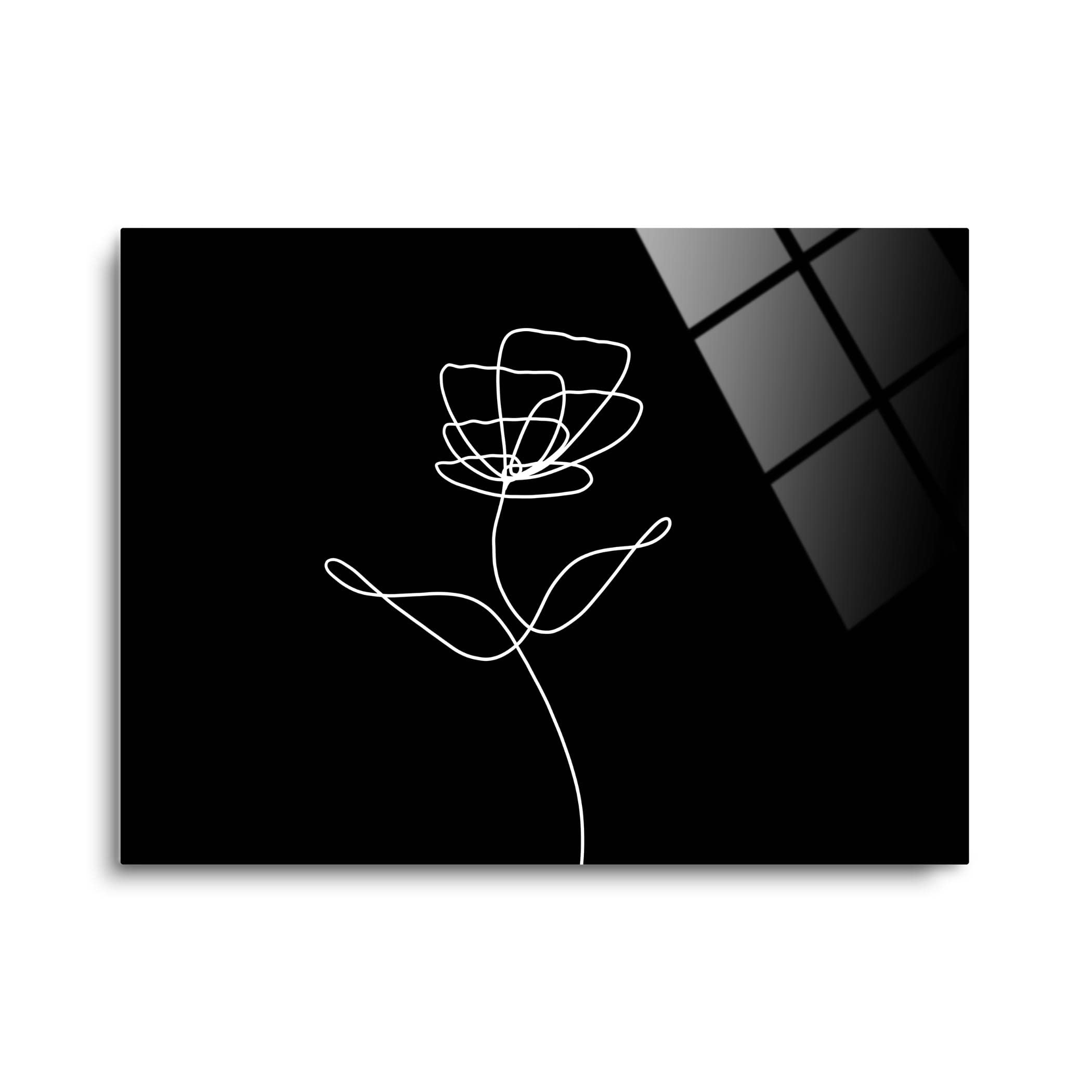 SOULFINE Glass Wall Art, Frameless Tempered Glass Wall Art for Home ...