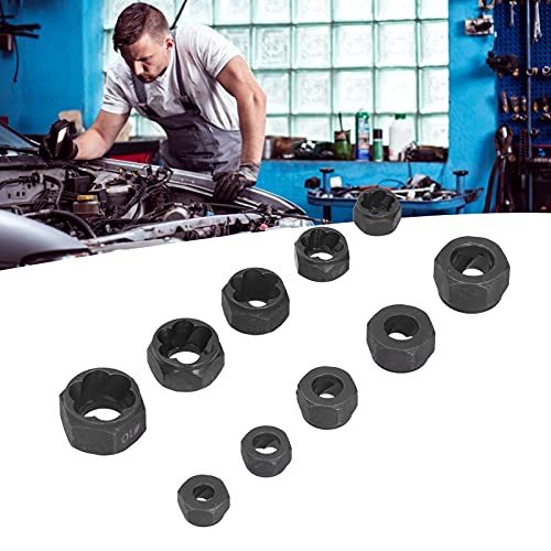 Impact Bolt and Nut Remover Set Nut Extractor Socket Bolt Extractor Set ...