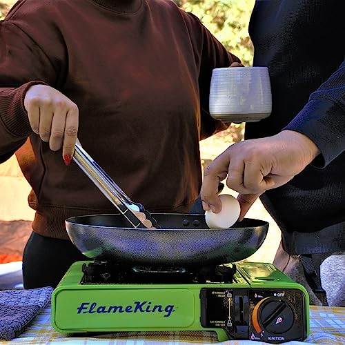 Flame King YSNVT-505 Dual Fuel Butane & Propane Gas Camping Stove with ...