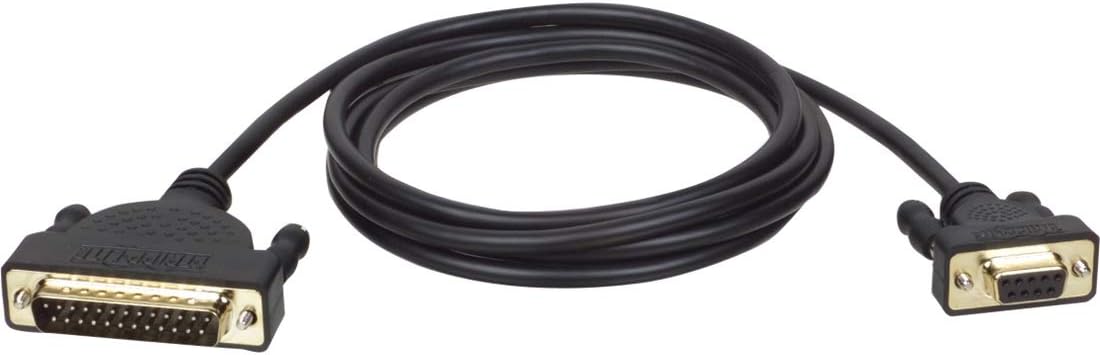 Tripp Lite P404-006 6 Feet AT Serial Modem Gold Cable DB9F/25M : Amazon ...